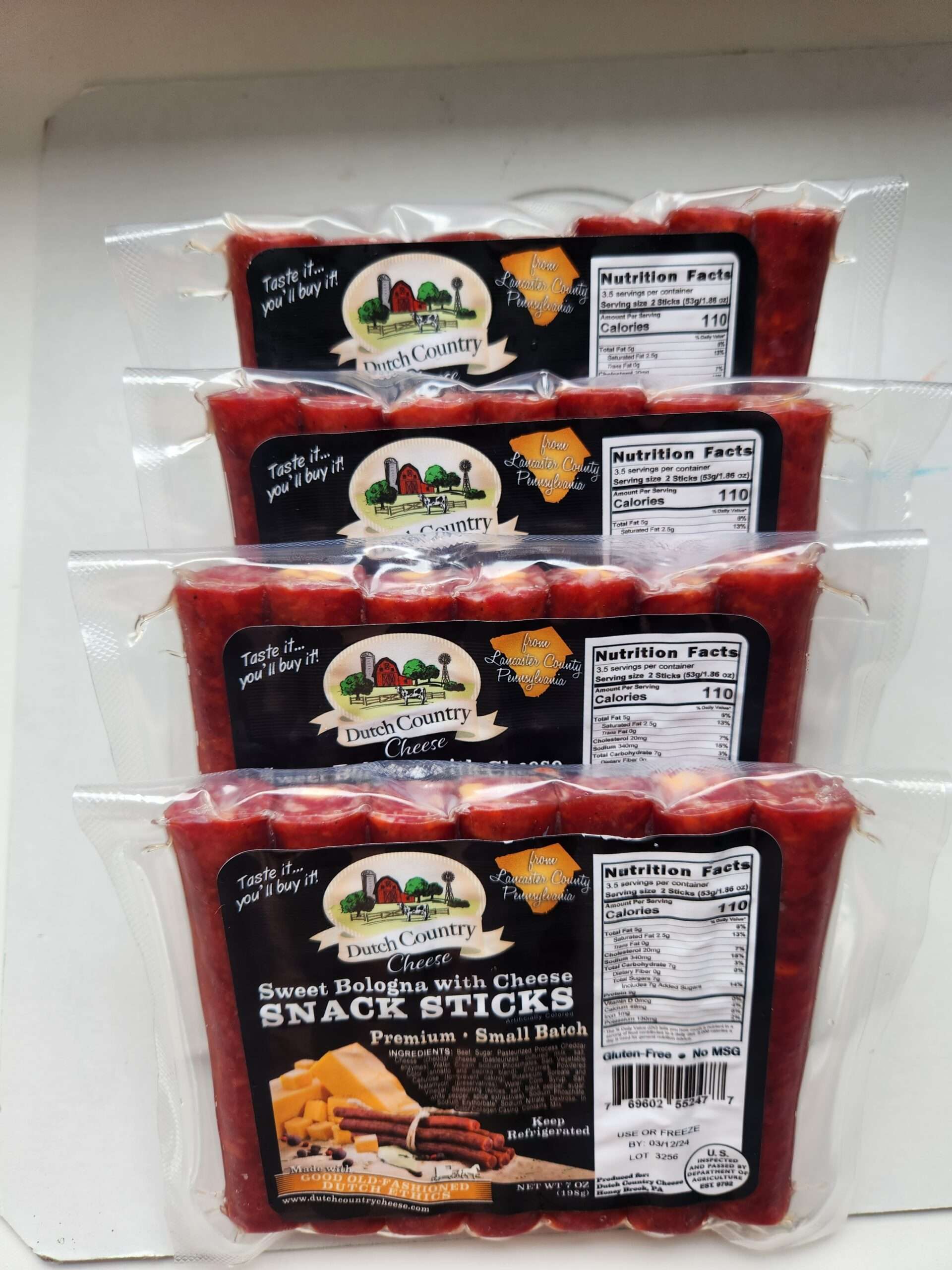 Sweet Bolonga Cheese Snack Sticks - Dutch Country Cheese Sales